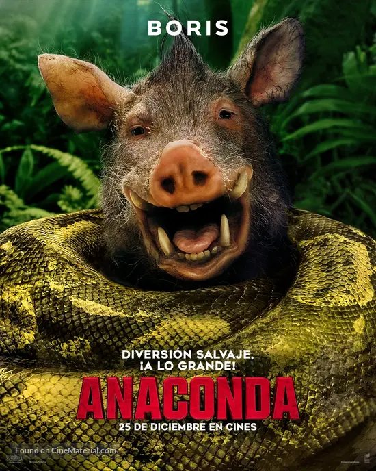 Anaconda (2025) Mexican movie poster