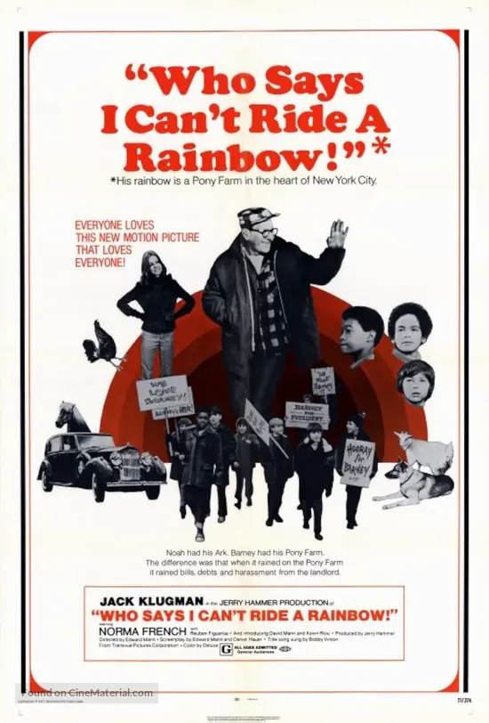 Who Says I Can't Ride a Rainbow! (1971) movie poster