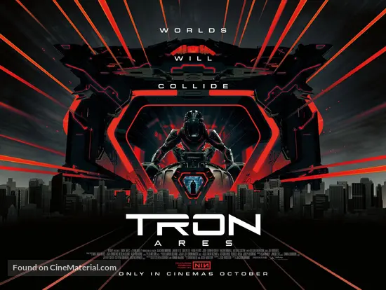 Tron: Ares (2025) British movie poster