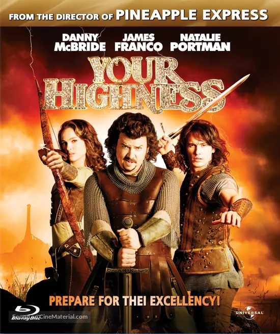 Your Highness (2011) blu-ray movie cover