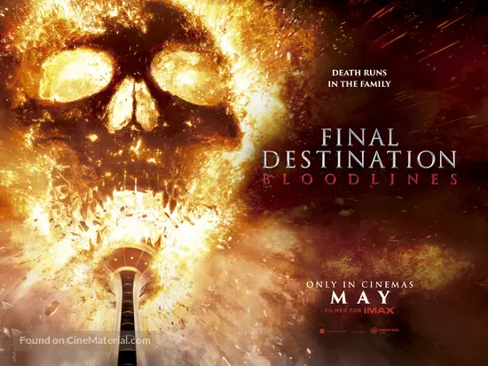 Final Destination Bloodlines (2025) British movie poster