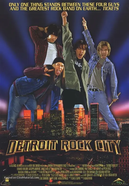 Detroit Rock City (1999) Canadian movie poster