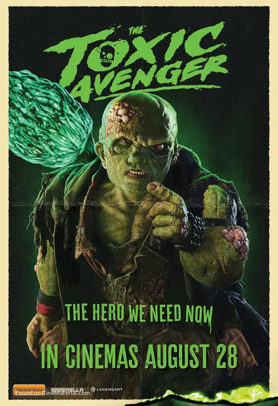 The Toxic Avenger (2025) Australian movie poster