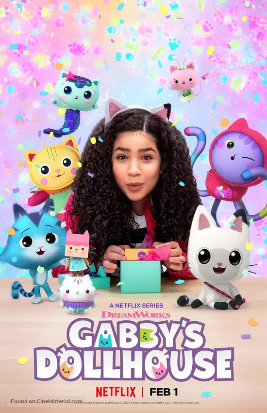"Gabby's Dollhouse" (2020) movie poster