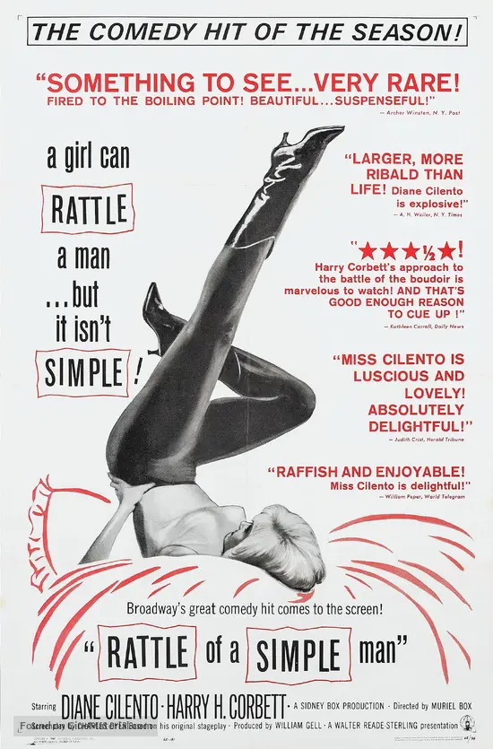 Rattle of a Simple Man (1964) movie poster