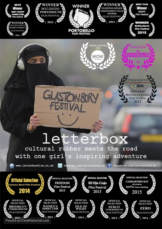 Letterbox (2014) British movie poster