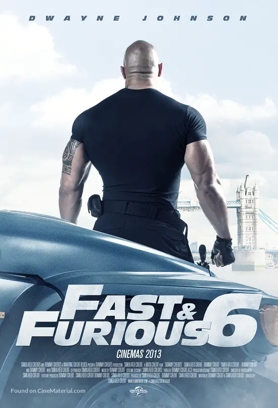Fast & Furious 6 (2013) movie poster