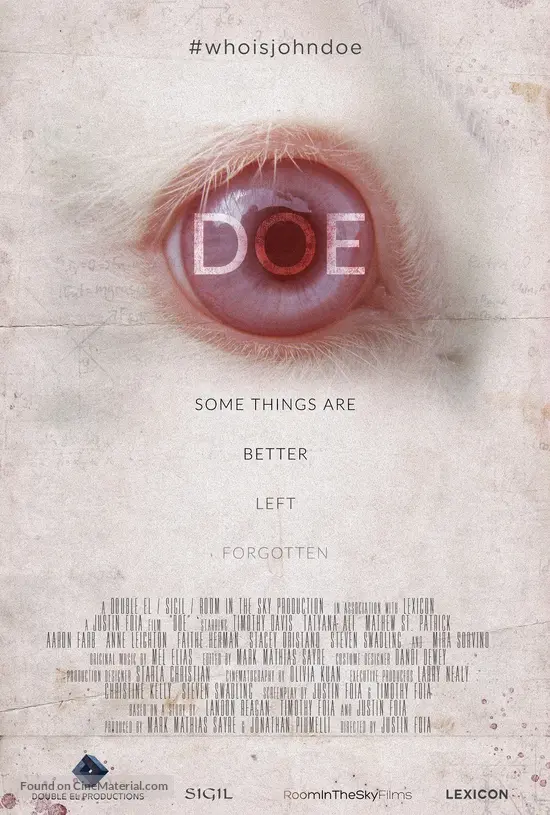 Doe (2018) movie poster