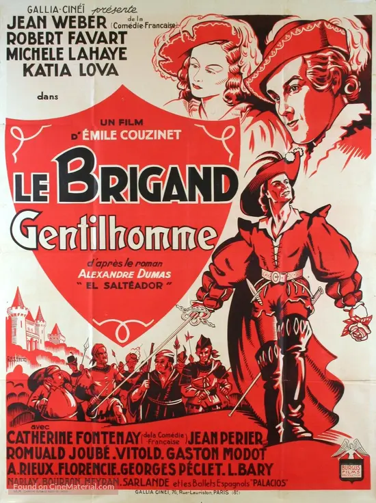 Brigand gentilhomme, Le (1943) French movie poster