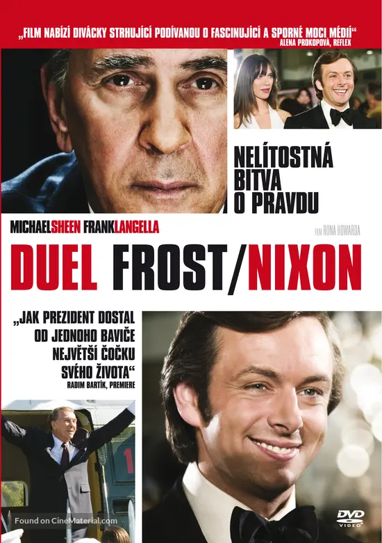 Frost/Nixon (2008) Czech movie cover