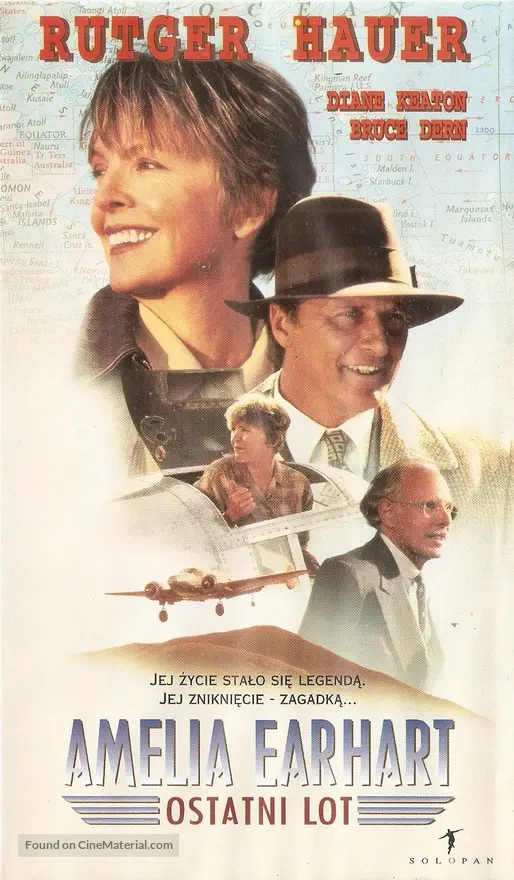 Amelia Earhart: The Final Flight (1994) Polish movie cover