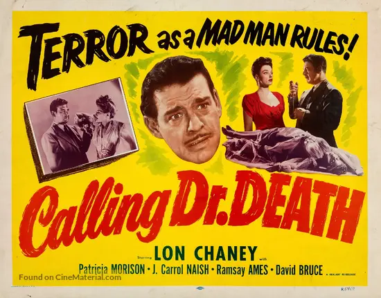 Calling Dr. Death (1943) movie poster