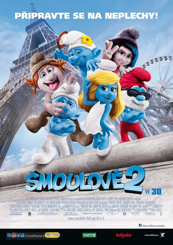 The Smurfs 2 (2013) Czech movie poster