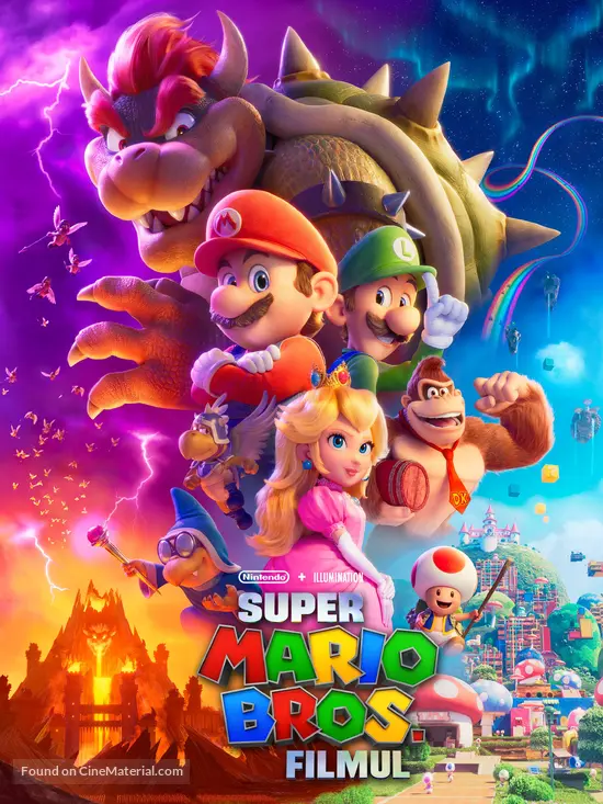 The Super Mario Bros. Movie (2023) Romanian video on demand movi...