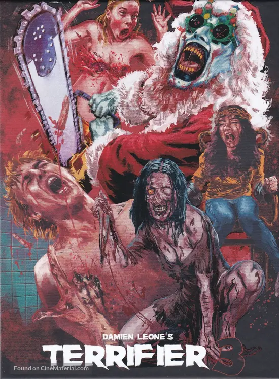 Terrifier 3 (2024) German blu-ray movie cover
