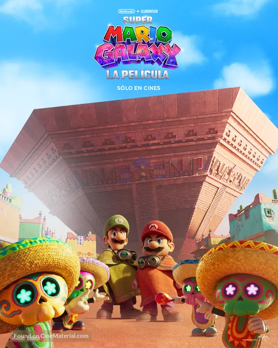 The Super Mario Galaxy Movie (2026) Mexican movie poster
