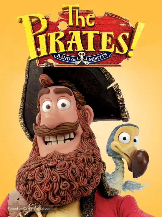 The Pirates! Band of Misfits (2012) movie cover