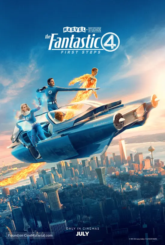 The Fantastic Four: First Steps (2025) movie poster
