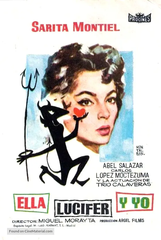 Ella, Lucifer y yo (1953) Spanish movie poster