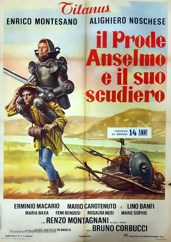 Il prode Anselmo e il suo scudiero (1972) Italian movie poster