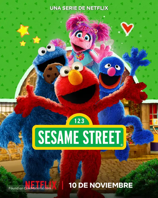 "Sesame Street" (1969) Argentinian movie poster