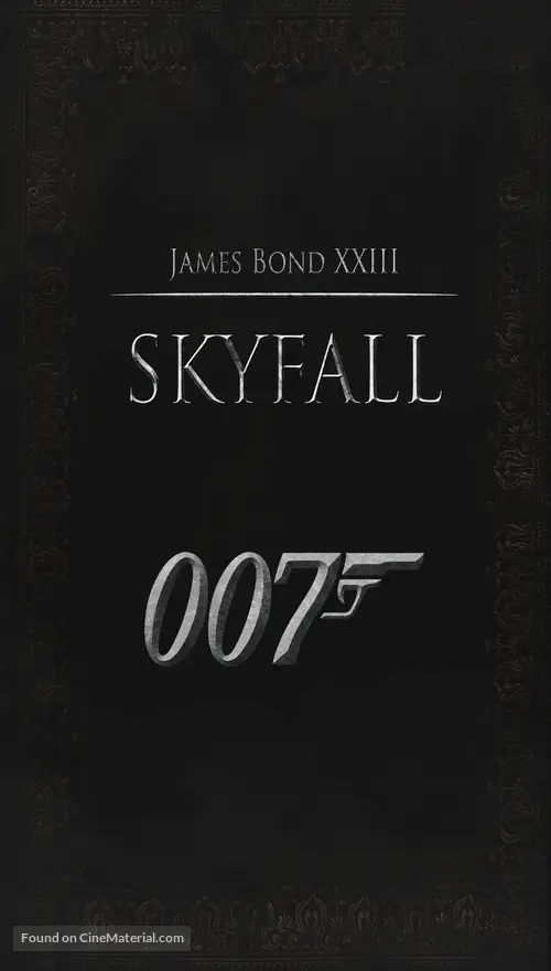 Skyfall Dvd Poster