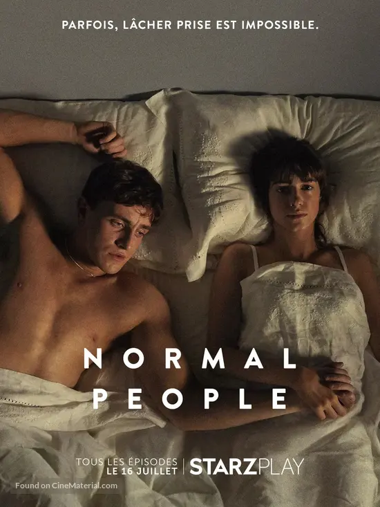 "Normal People" (2020) French movie poster