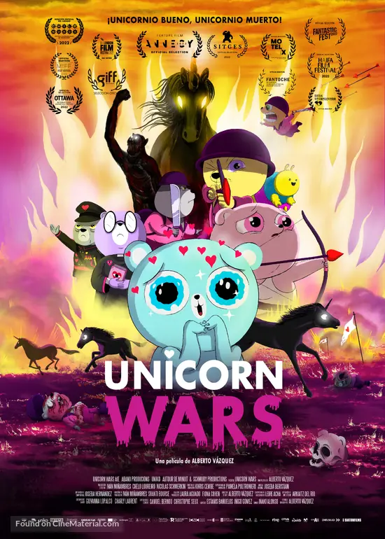 Unicorn Wars 2022 Spanish Movie Poster unicorn-wars-2022-spanish-movie-poster