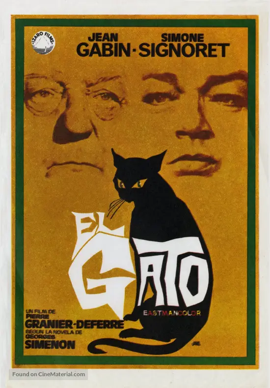 Le chat (1971) Spanish movie poster