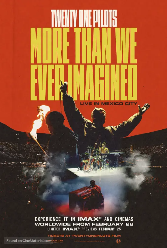 Twenty One Pilots: More Than We Ever Imagined (2026) movie poste...