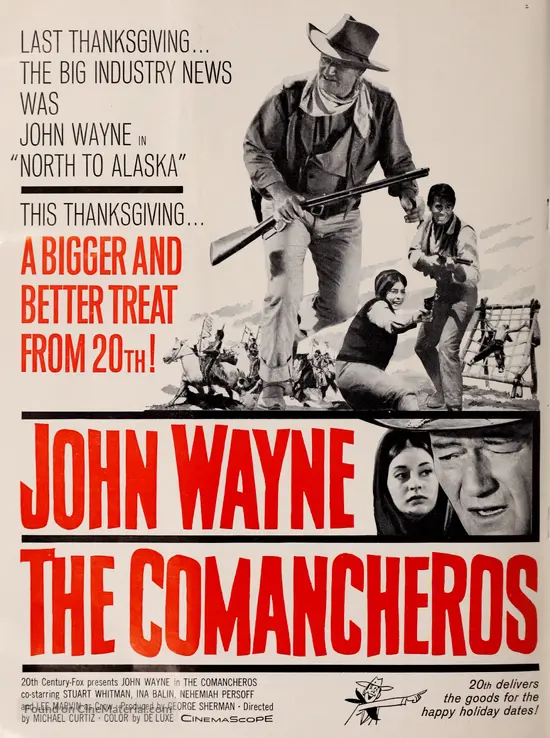 The Comancheros (1961) movie poster