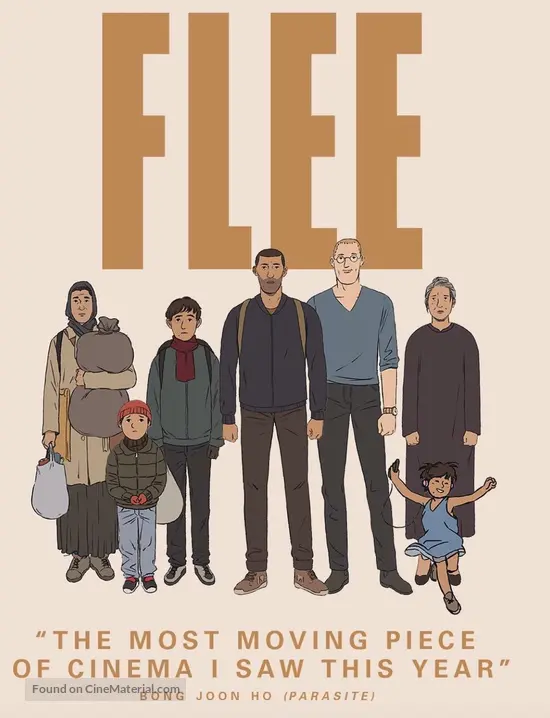 Flee (2021) British movie poster