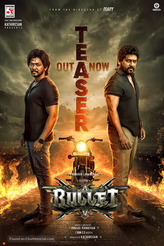 Bullet (2025) Indian movie poster