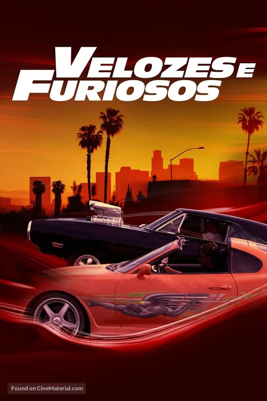 The Fast and the Furious (2001) Brazilian movie cover