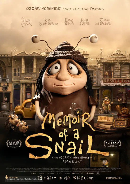 Memoir of a Snail (2024) Dutch movie poster