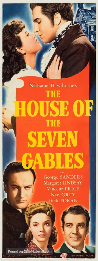 The House of the Seven Gables (1940) movie poster
