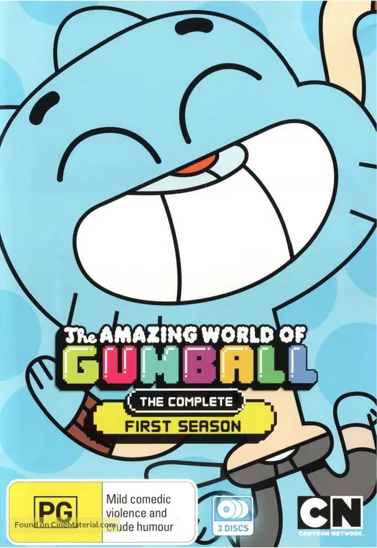 "The Amazing World of Gumball" Australian dvd cover