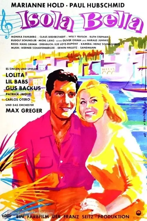 Isola Bella (1961) German movie poster