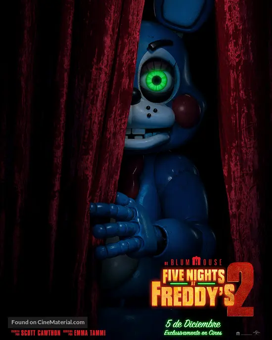 Five Nights at Freddy's 2 (2025) Spanish movie poster