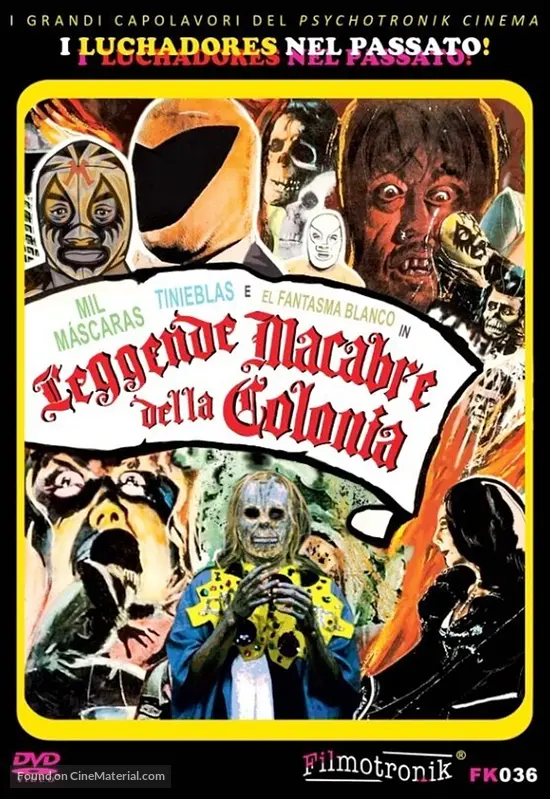 Leyendas macabras de la colonia (1974) Italian dvd movie cover