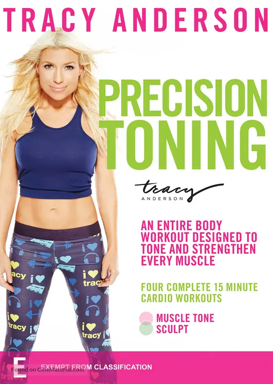 Tracy Anderson: Precision Toning (2013) Australian dvd movie cov...