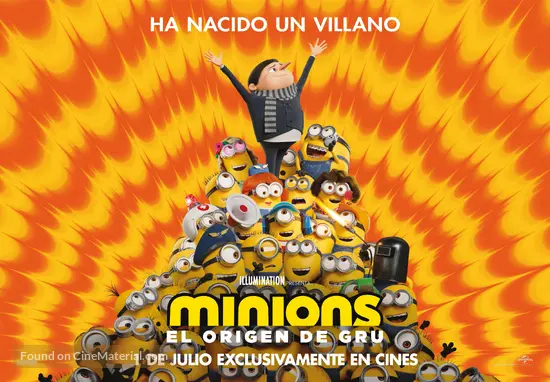 Minions: The Rise of Gru (2022) Spanish movie poster