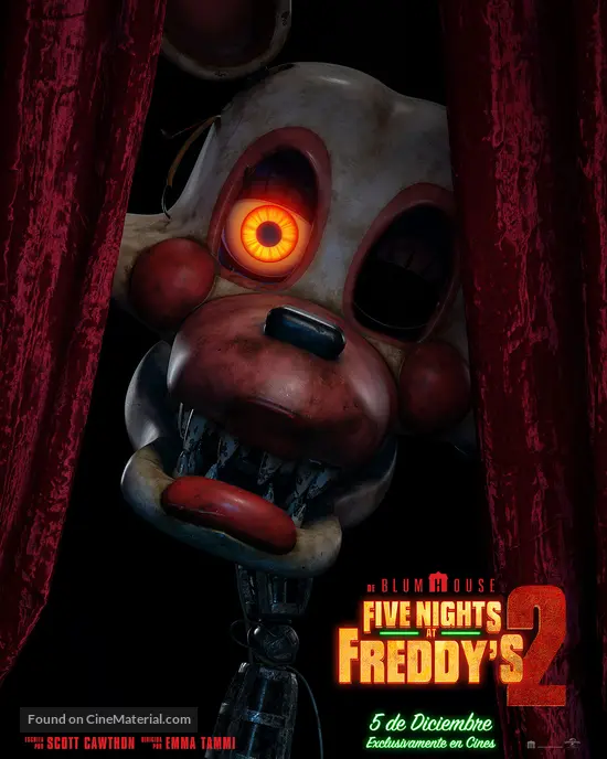 Five Nights at Freddy's 2 (2025) Spanish movie poster