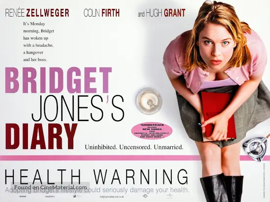 Bridget Jones's Diary (2001) British movie poster