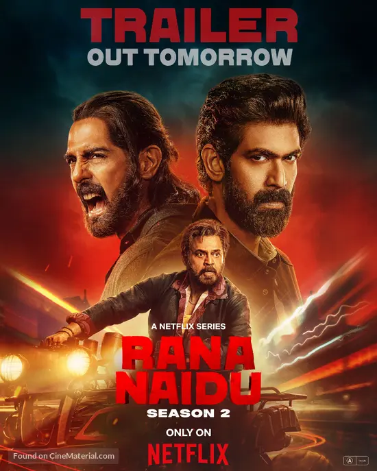 "Rana Naidu" (2023) Indian movie poster