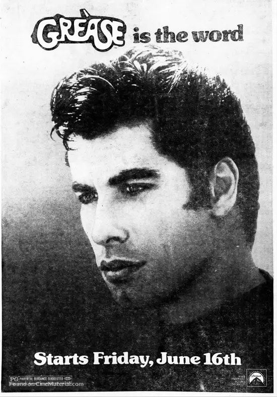 Grease (1978) newspaper ad