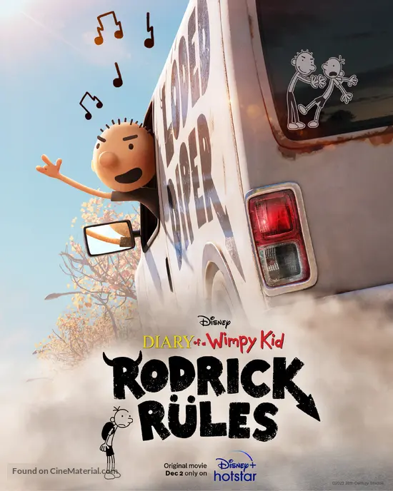 Diary of a Wimpy Kid: Rodrick Rules (2022) Indian movie poster