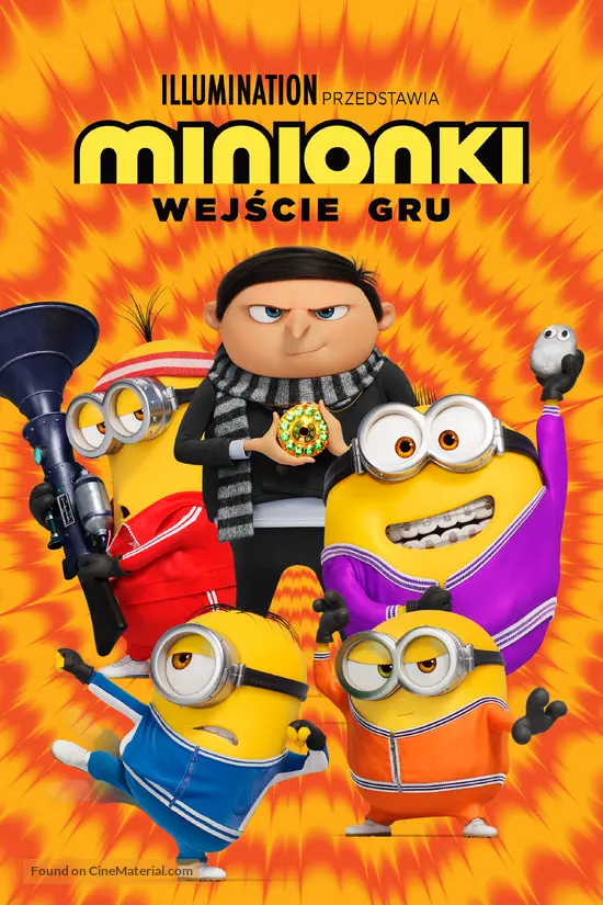 Minions: The Rise of Gru (2022) Polish video on demand movie cov...