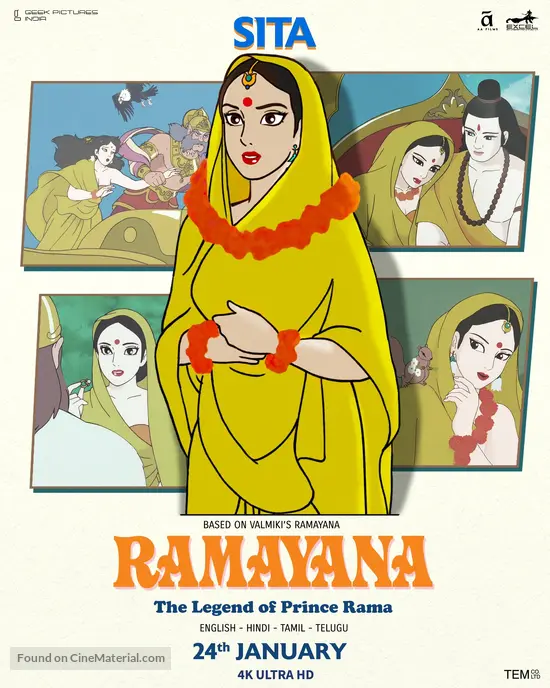 Ramayana: The Legend of Prince Rama (1993) Indian movie poster