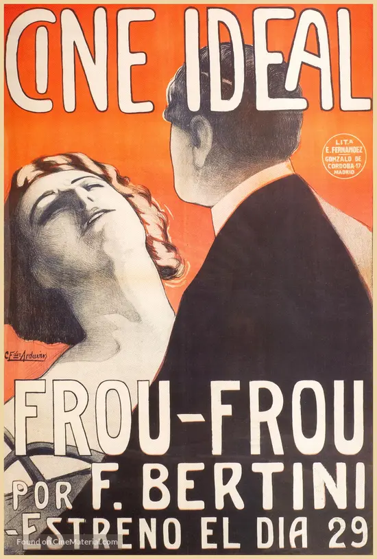 Frou-Frou (1918) Spanish movie poster